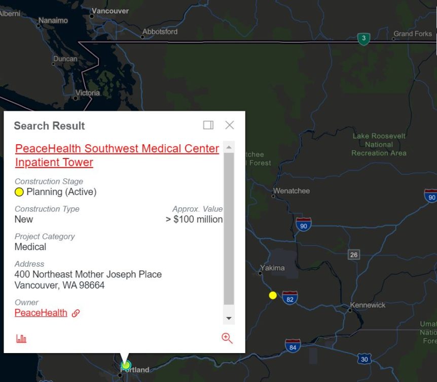 [2022] Planned Acute Care Hospital Projects in Washington State | BCI ...